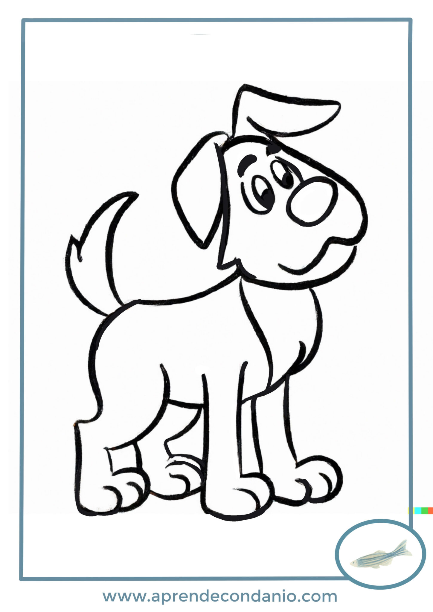 Dibujos de PERROS para Colorear PRECIOSOS (Fáciles)